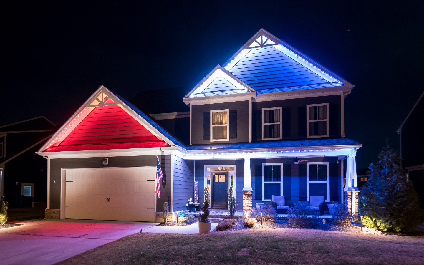 Permanent Roofline Lighting in Nashville | Brilliance to Support Your ...