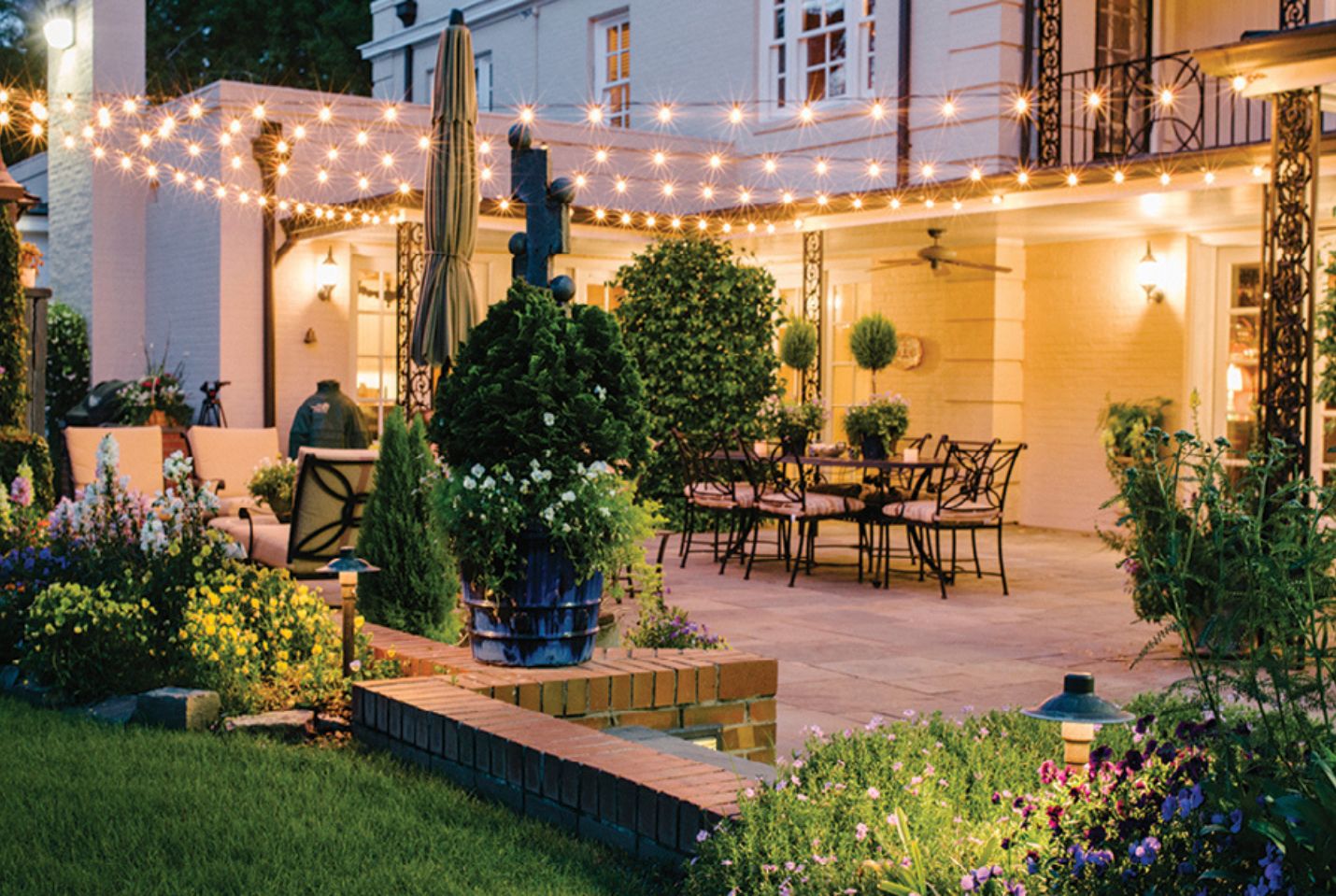 Savor outdoor evenings with our summer string lights.