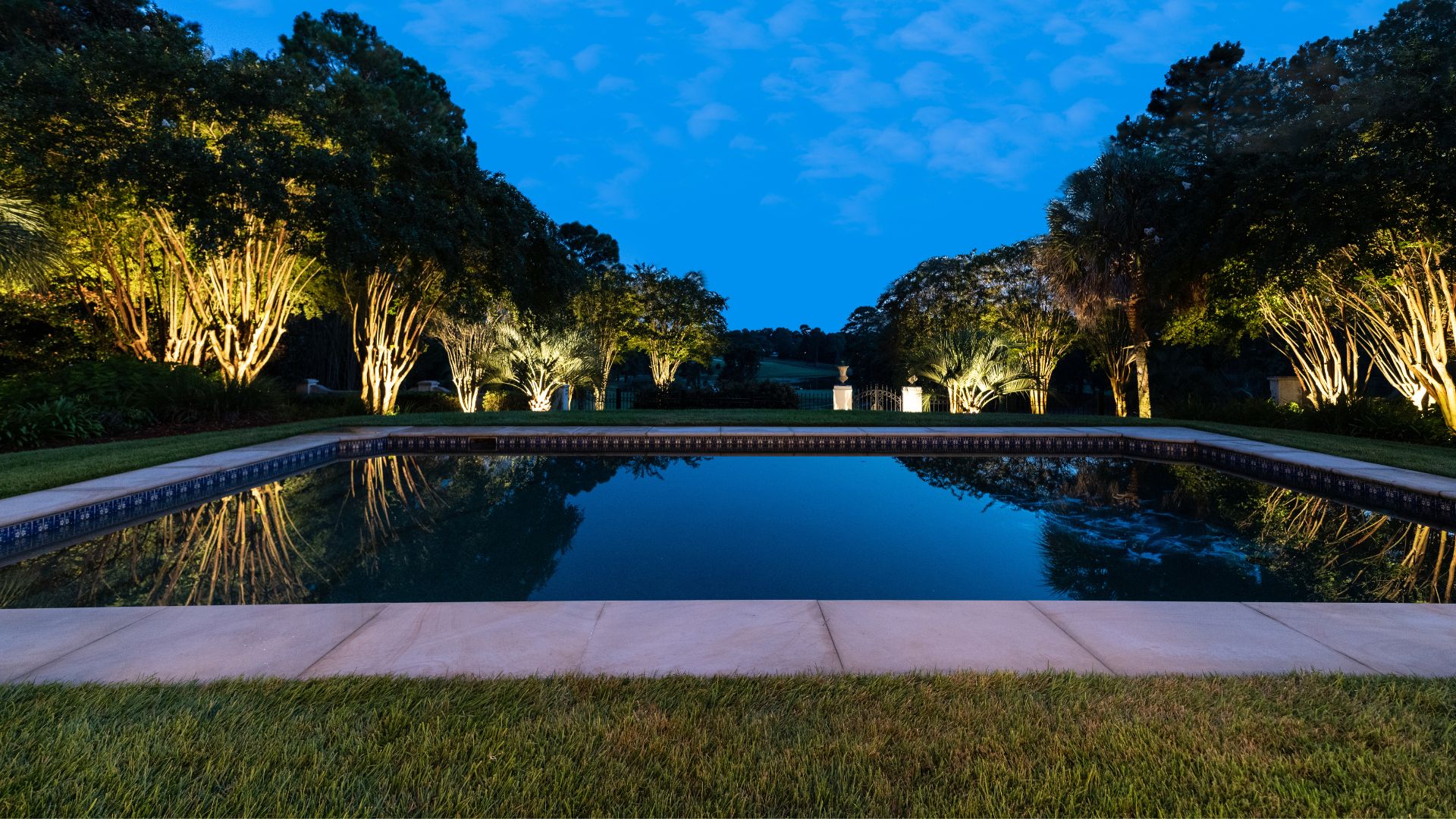 Time to Enhance Your Backyard with Pool Landscape Lighting